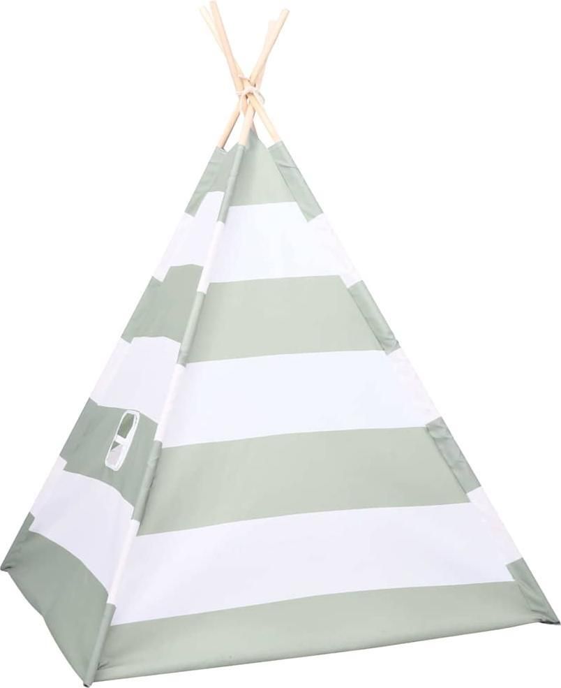 Dkd Home Decor Namiot Dziecięcy Biało-Szary 120X150Cm Lite Drewno ...