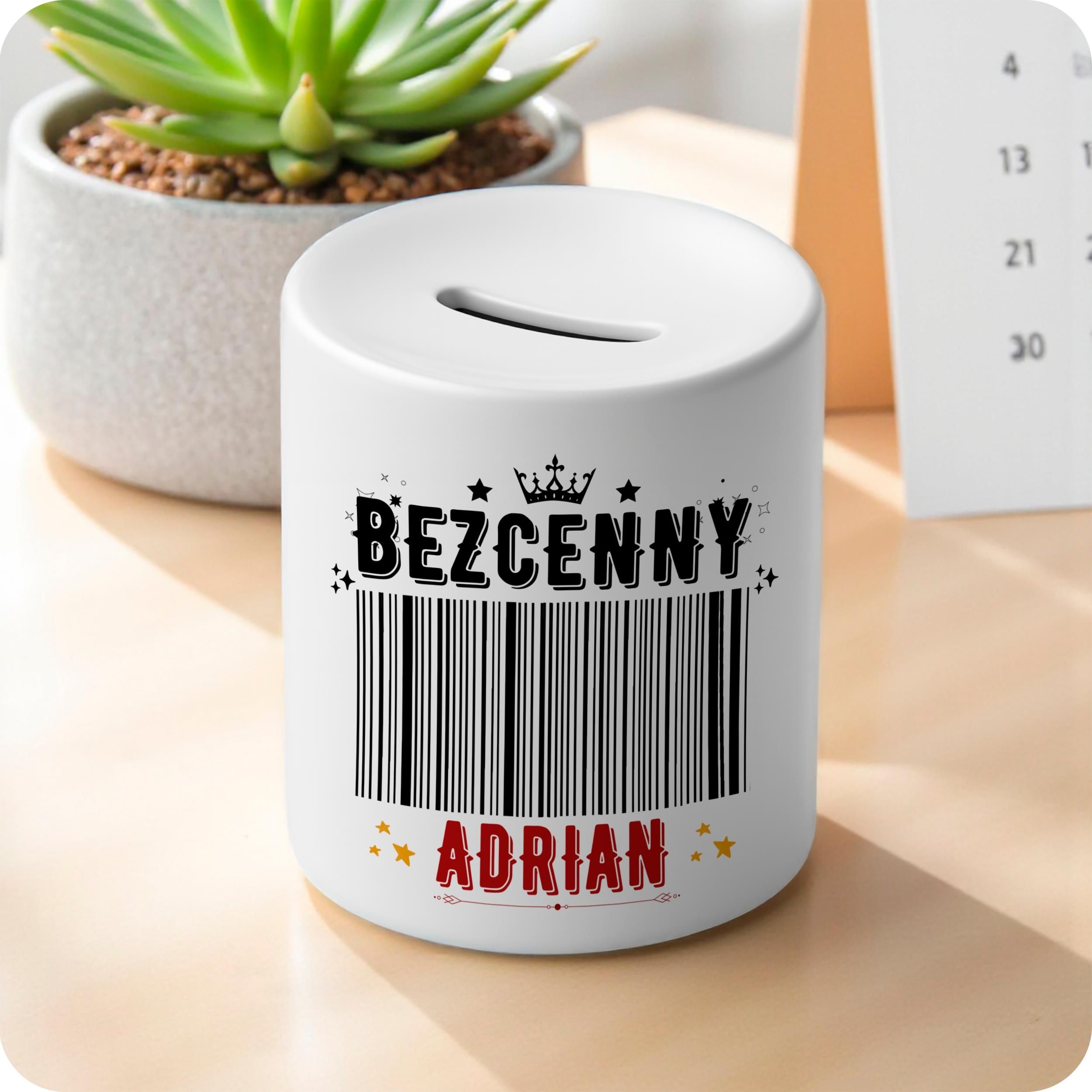 Polidraw Skarbonka Dla Adriana Syna Dziecka Z Nadrukiem Ze Zdjęciem ...