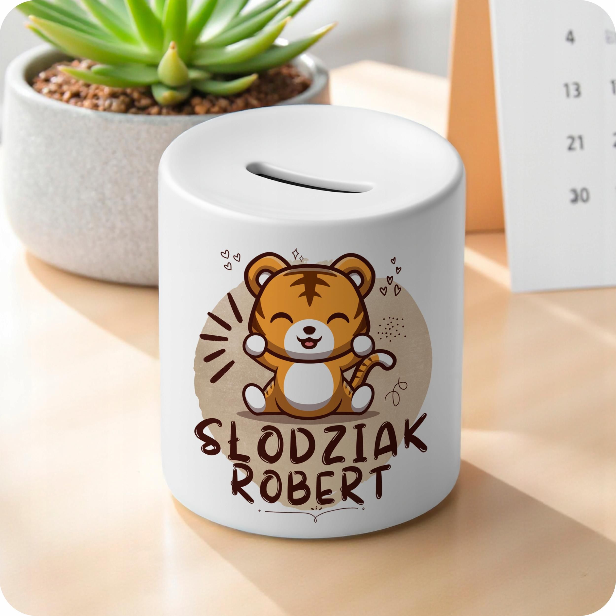 Polidraw Skarbonka Dla Roberta Syna Dziecka Z Nadrukiem Ze Zdjęciem ...