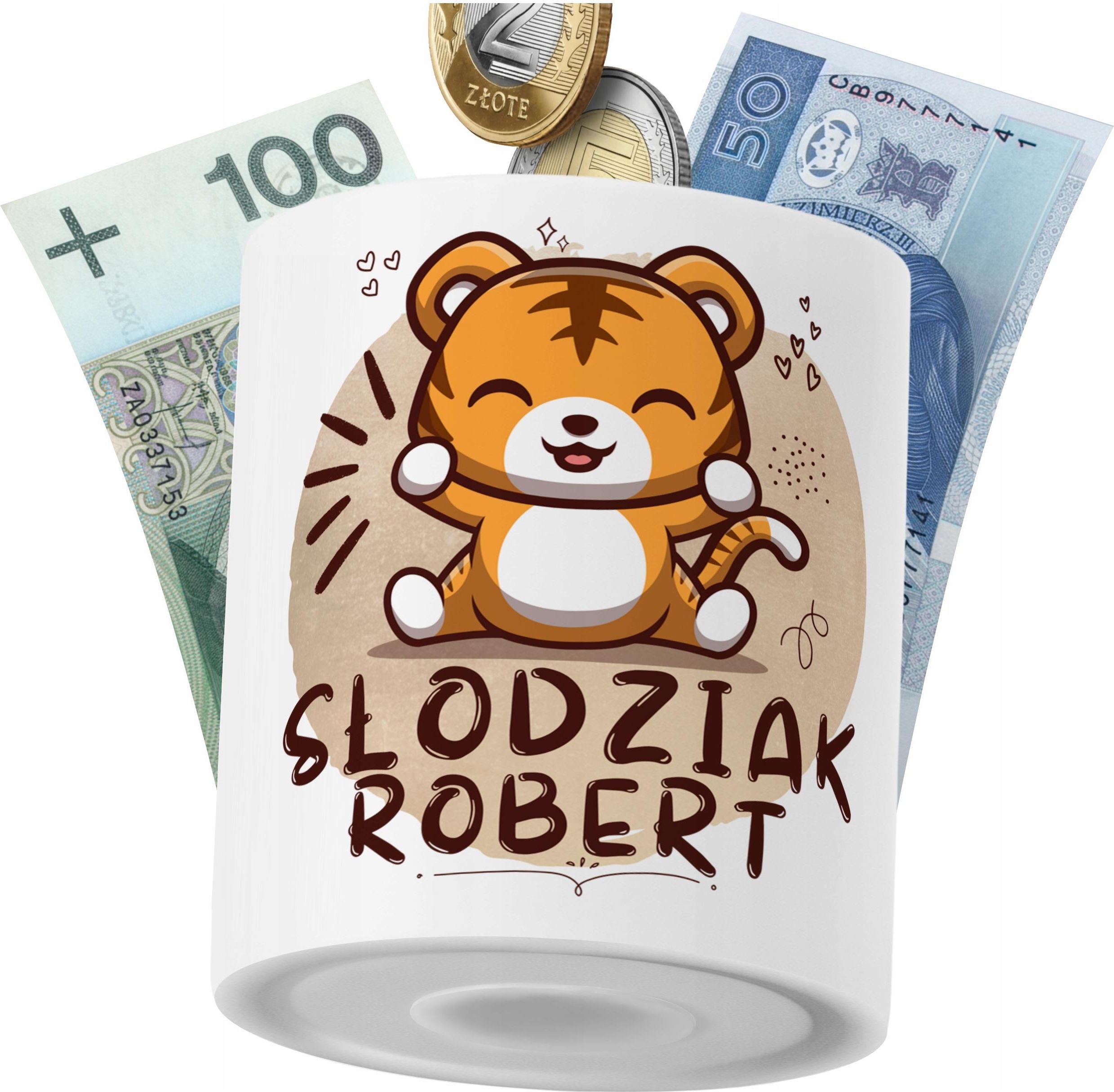 Polidraw Skarbonka Dla Roberta Syna Dziecka Z Nadrukiem Ze Zdjęciem ...