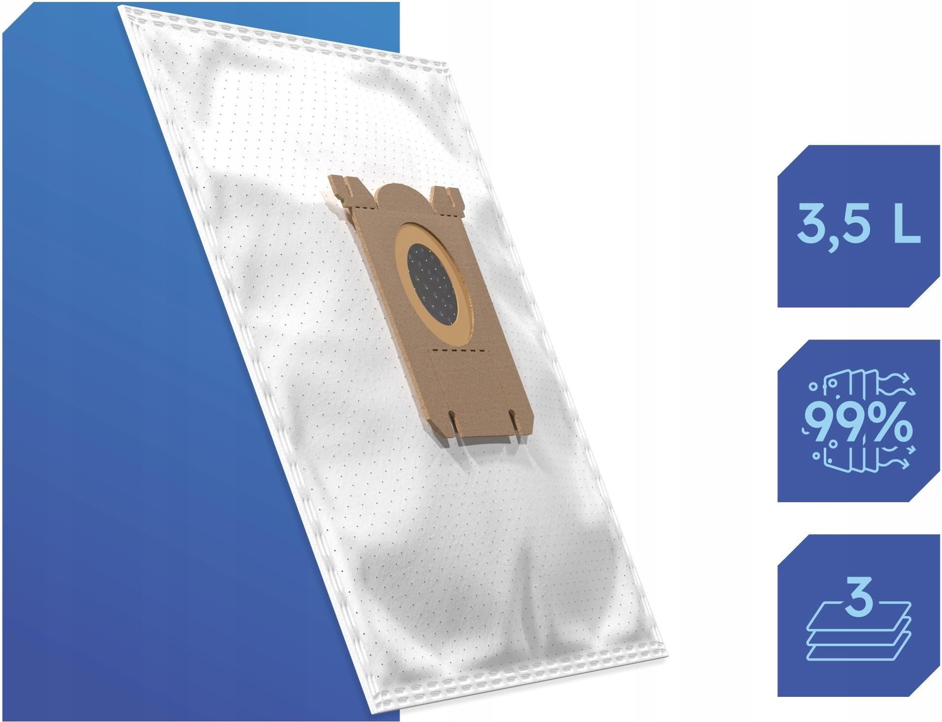 Worek do odkurzacza Vilcor Do Odkurzacza Electrolux Sbag Clario 1800W ...