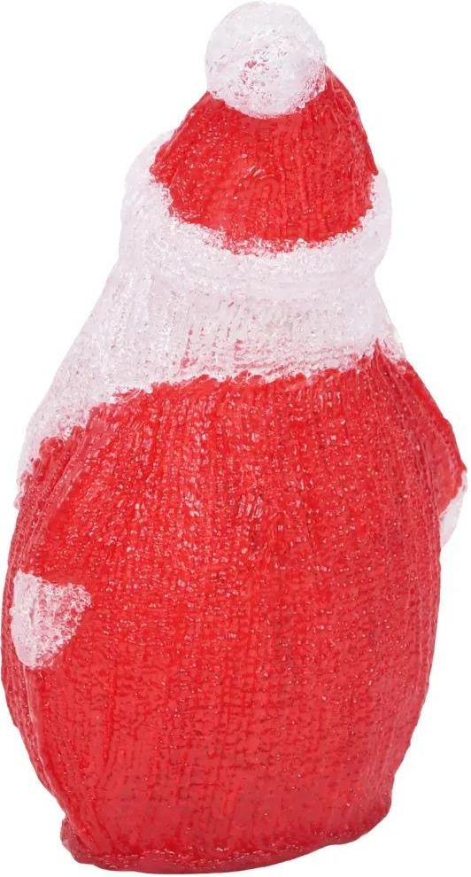 Figurka Świętego Mikołaja Gravora 25 diod LED 18x14x28cm czerwony ...