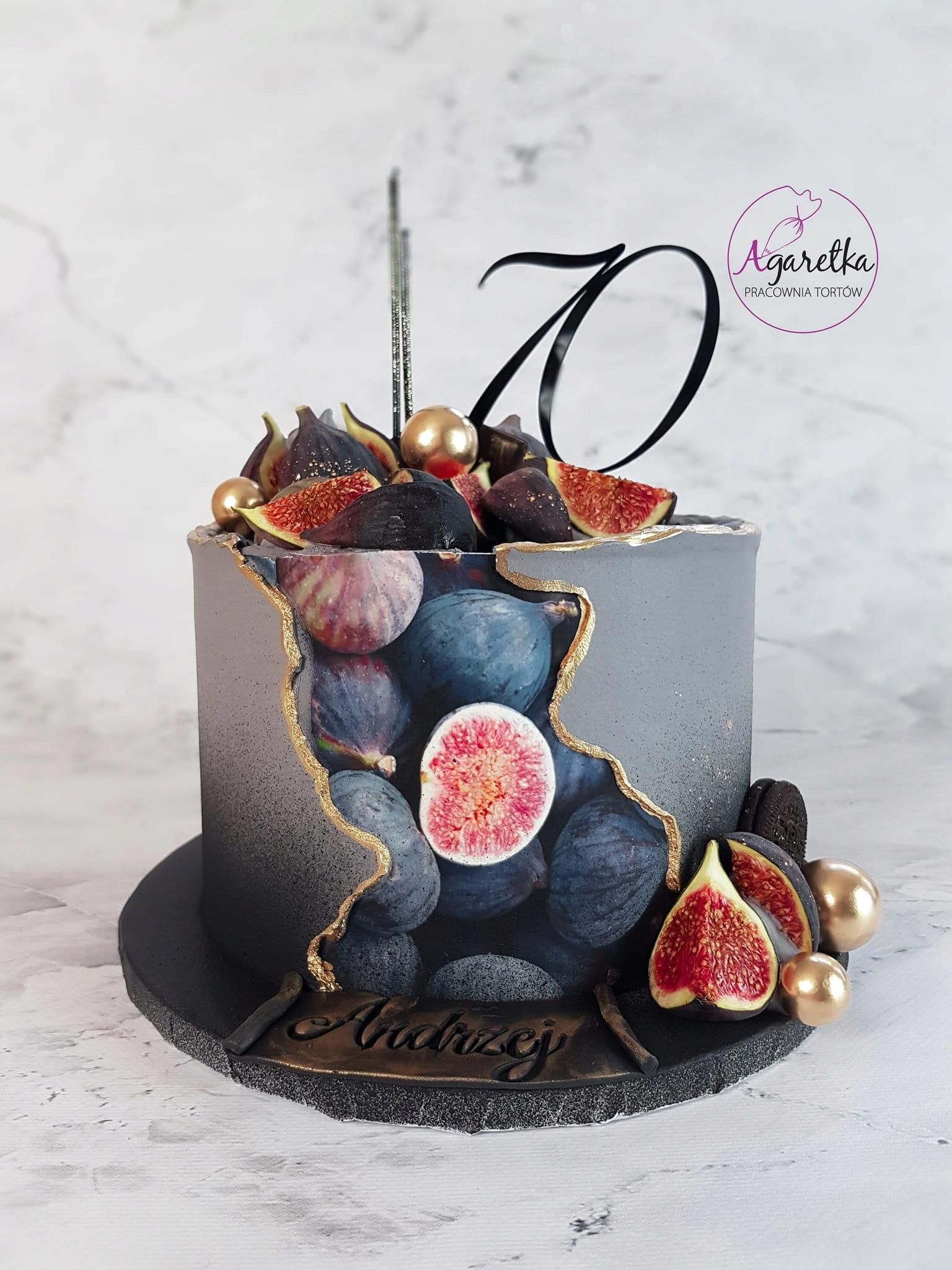 Złoty Topper Dowolna liczba Wersja Dekoracyjna 5 cm plexi lustro - Ceny ...