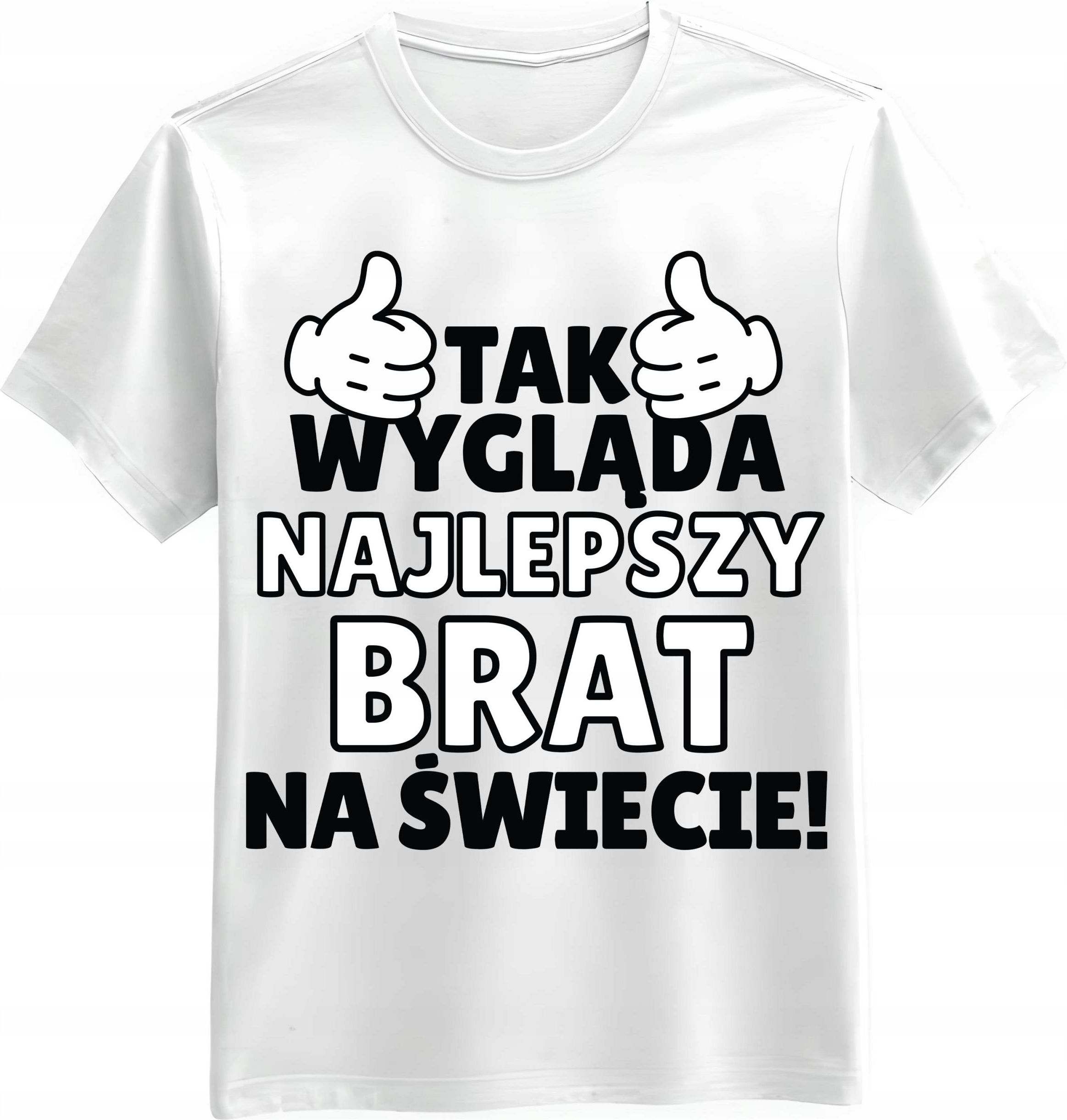 Koszulka Męska Tak Wygląda Najlepszy Brat Biała 2XL Dla Brata - Ceny i ...