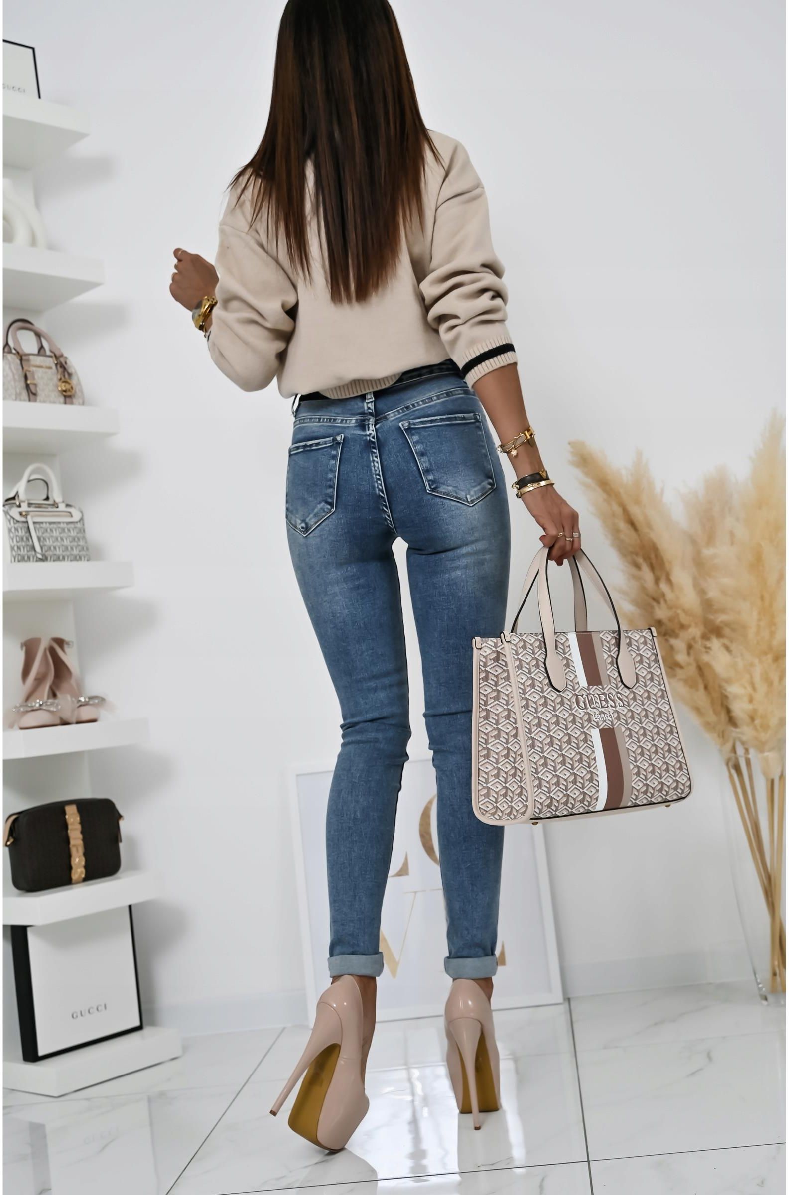 Dopasowane Klasyczne Spodnie Jeansowe Ferra! WZ.2 S - Ceny i opinie ...