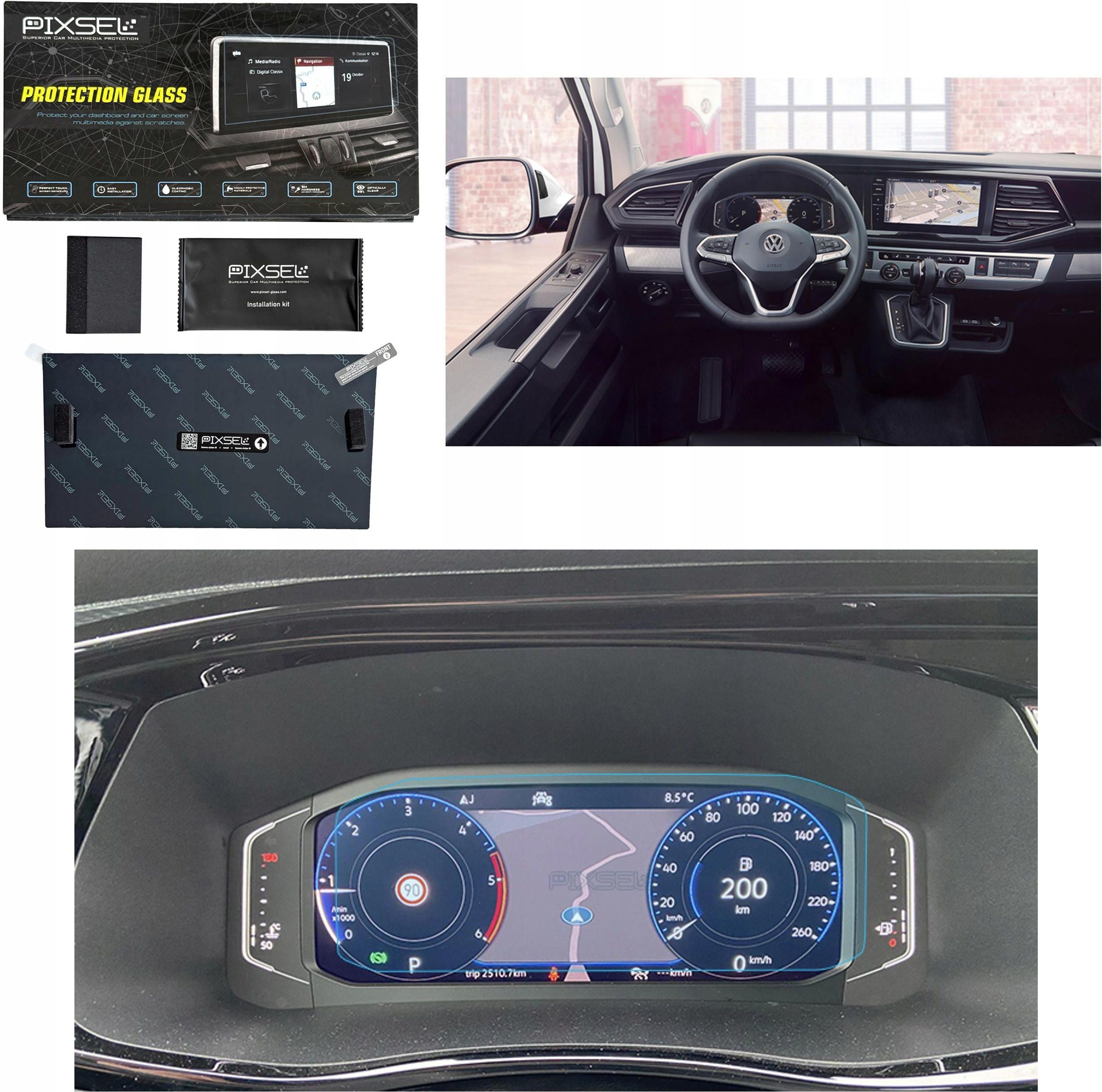 Pixsel Volkswagen Multivan T6.1 9.9“ 2019 2024 (Na Deskę Rozdzielczą ...