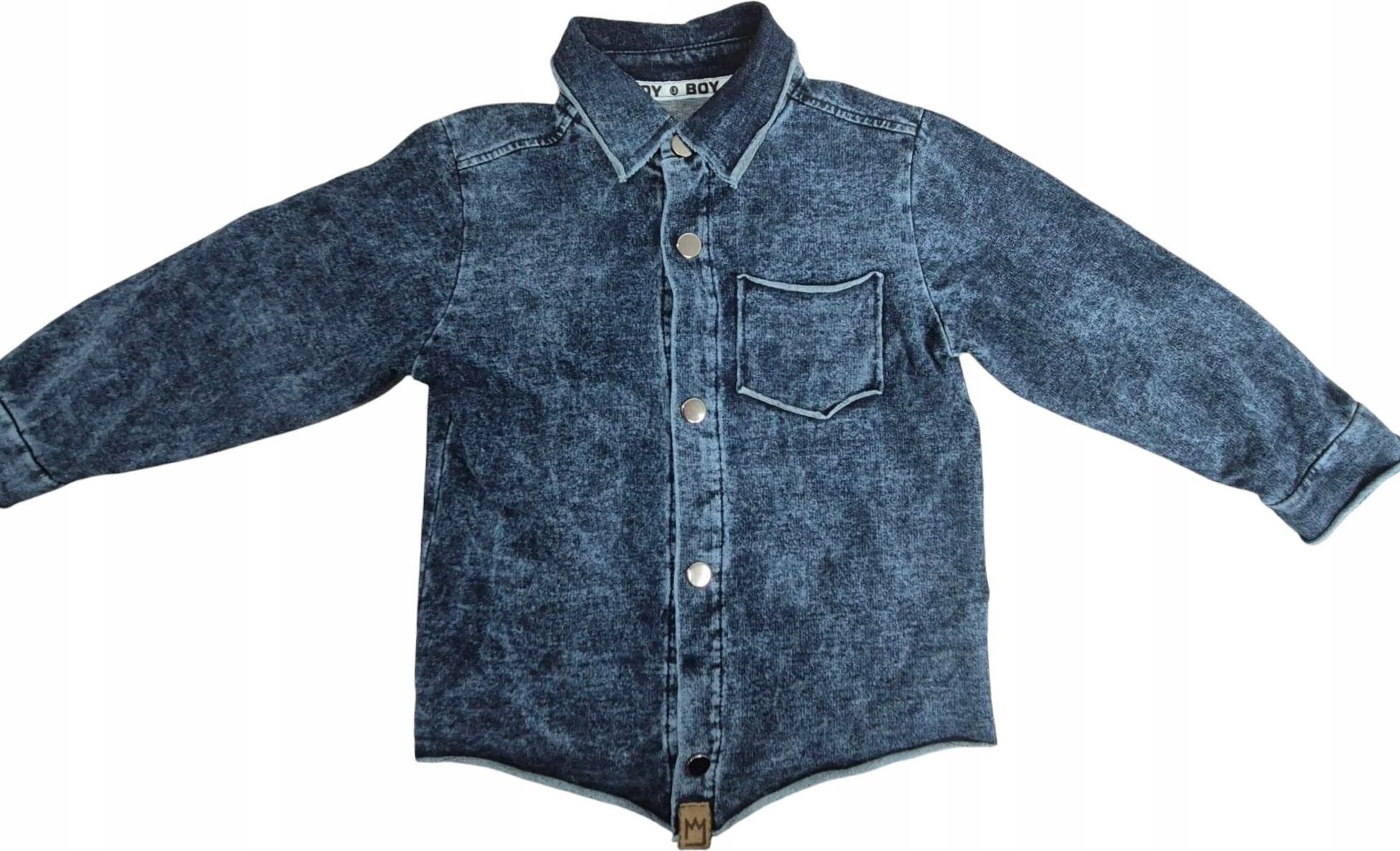 Koszula bluza chłopięca dekatyzowana niebieska MIMI rozmiar 128-134 ...