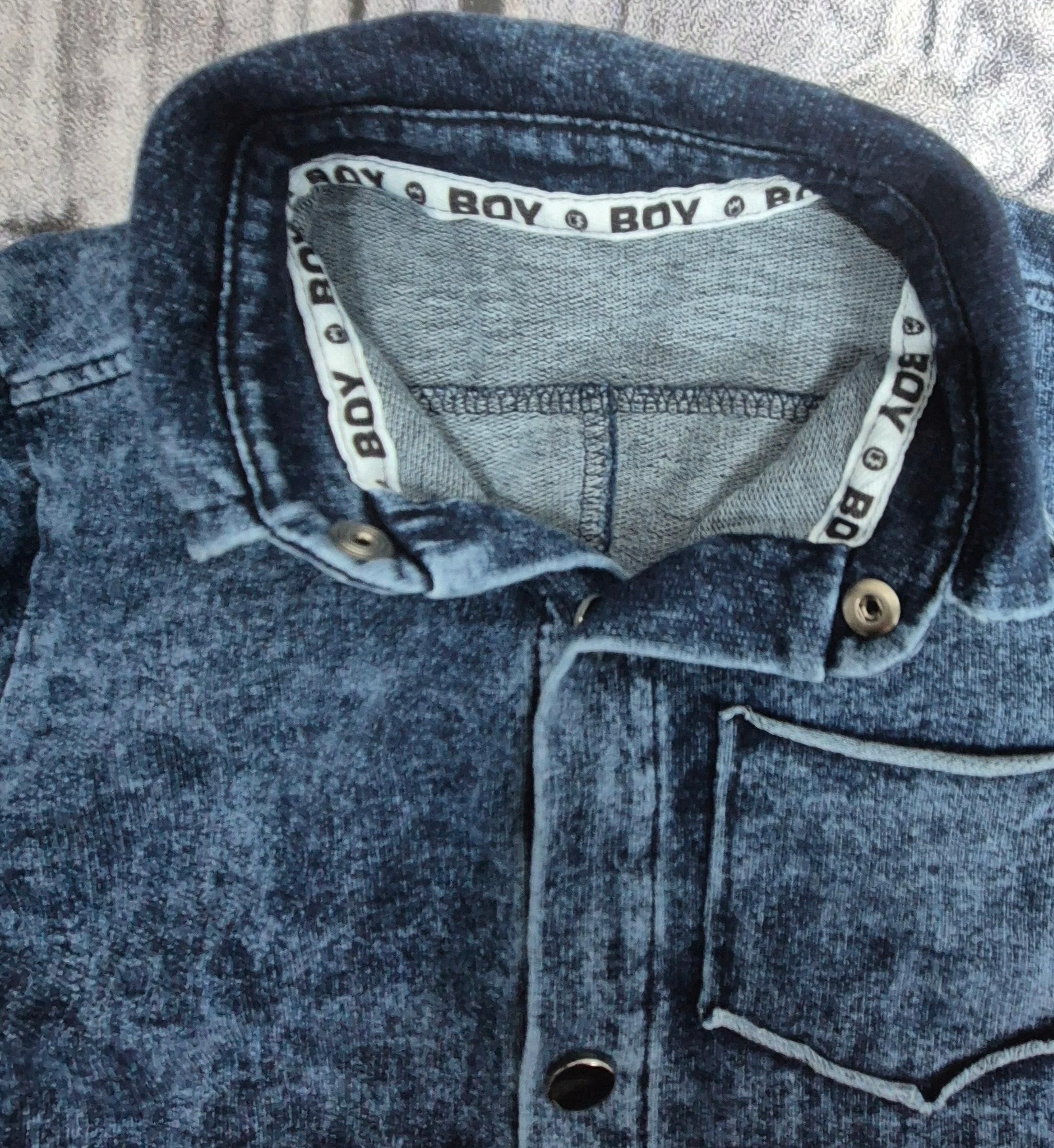 Koszula bluza chłopięca dekatyzowana niebieska MIMI rozmiar 128-134 ...