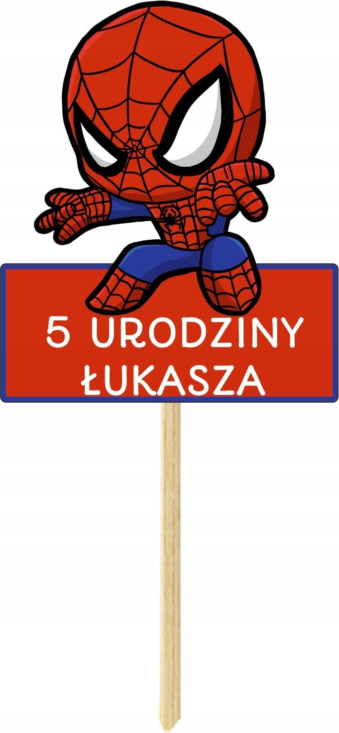 Topper Na Tort Urodziny Spider-man Personalizowany - Ceny i opinie ...