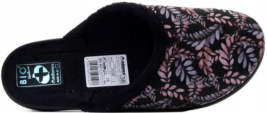 Kapcie damskie Adanex 28248 DIL3VV czarny r38 - Ceny i opinie - Ceneo.pl