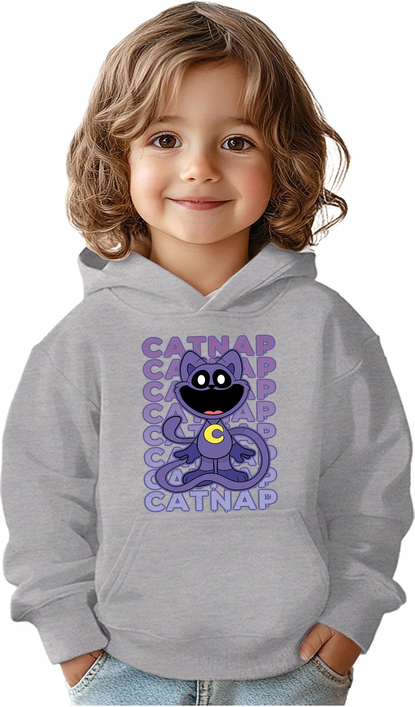 Bluza Dziecięca Catnap Cat Nap 134-140 Z Kapturem Bawełniana Jakość ...