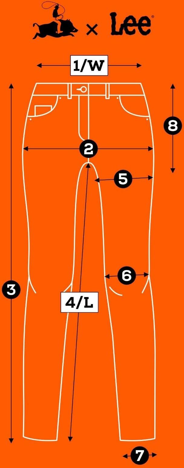 Lee Breese Boot bootcut Black rozszerzane damskie spodnie sztruksy W30 ...