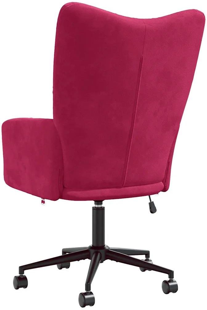 Gravora Fotel obrotowy z regulacją wysokości, winna czerwień, 61,5x69x ...