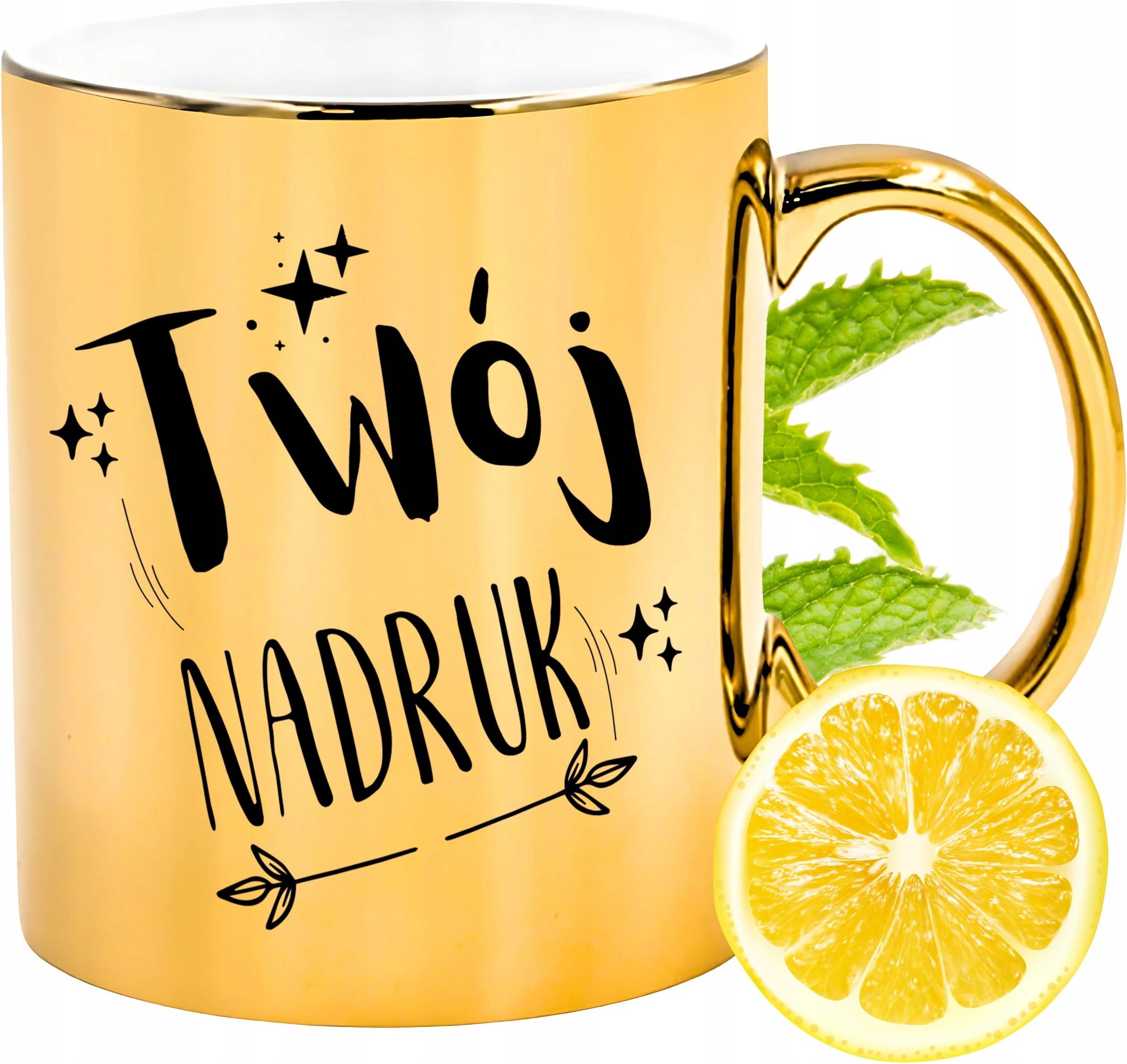 Polidraw Kubek Złoty Błyszczący Premium Dla Taksówkarza Prezent Z ...