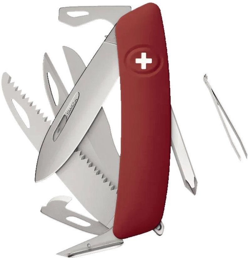 Swiza D10R Am Saw & Scissors Red Knr.0146.1900 - Ceny i opinie - Ceneo.pl