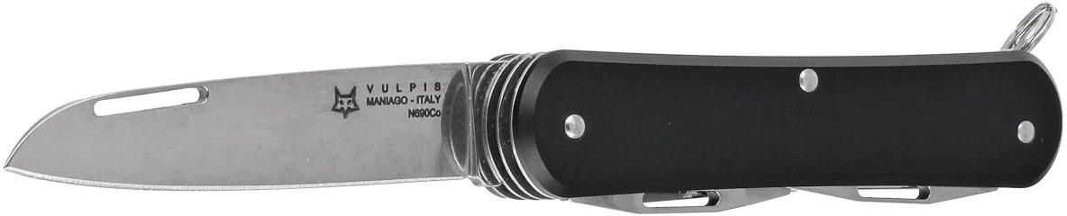 Fox Scyzoryk Vulpis F4 Black Aluminium, Polished N690 Fx-Vp130-F4 Bk ...