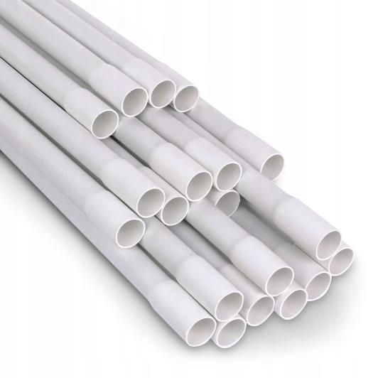 Aks Zielonka Rura Elektroinstalacyjna Rlm 20mm Biała 2m 20szt. 111684 ...