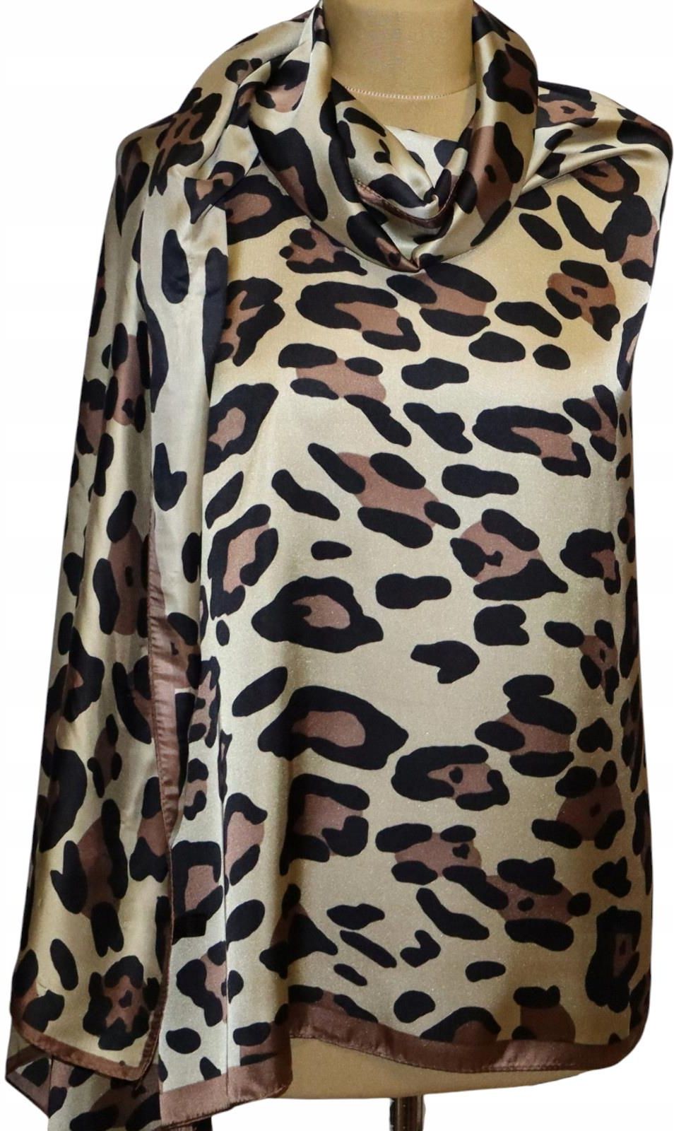 Letnie Pareo panterka jedwabne chusta na plażę Sarong 192 x 91 - Ceny i ...