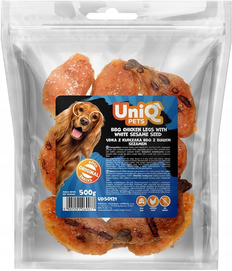 Karma Uniq Pets Przysmaki Dla Psa Udka Kurczak Udka Z Kurczaka Z ...