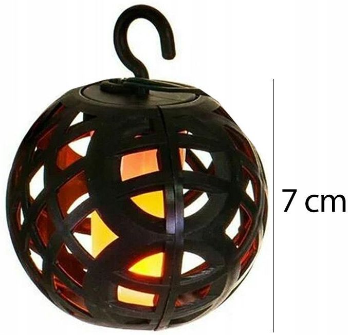 Stazer Lampa Solarna Lampki Pochodnie Ciepłe Ogrodowe Girlanda Taras ...