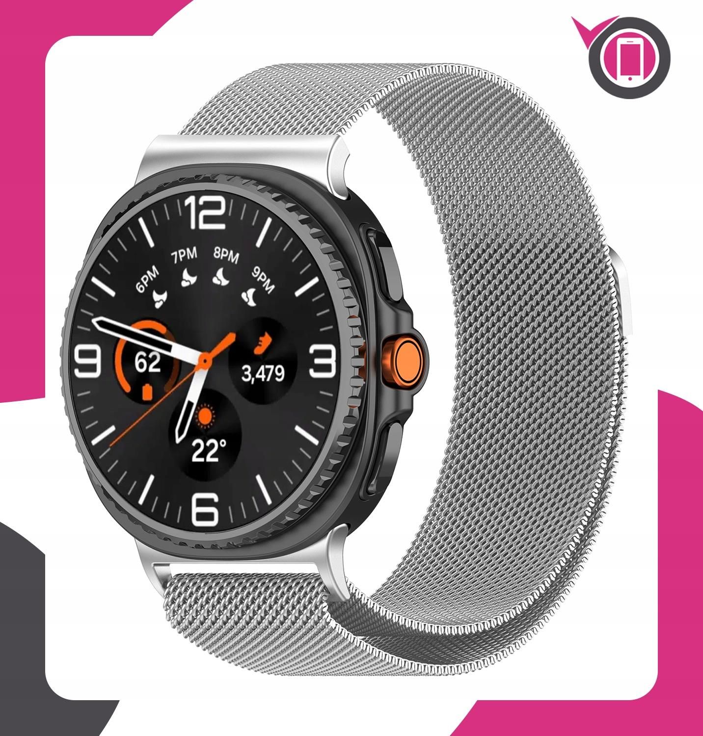 Martech Pasek do Samsung Galaxy Watch 8 40MM 44MM 8 Classic 46MM ...