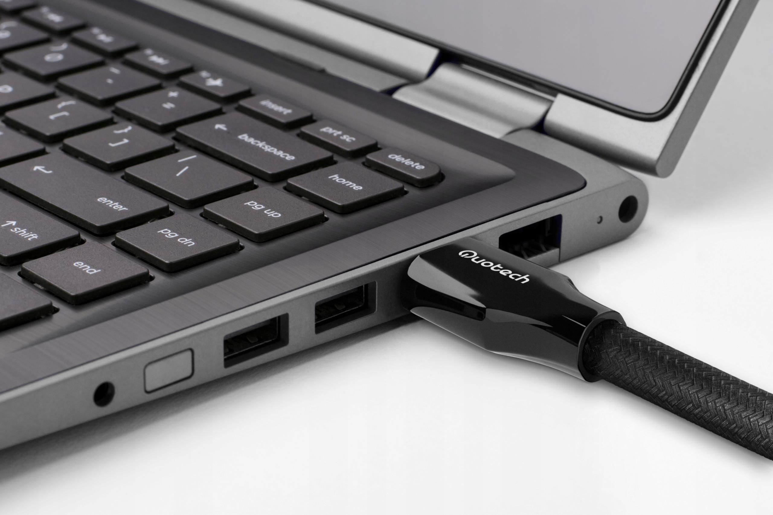 Quotech Kabel Displayport 2.1 Vesa Przewód Dp Dp Uhd 16K 60HZ 80Gbps 2m ...