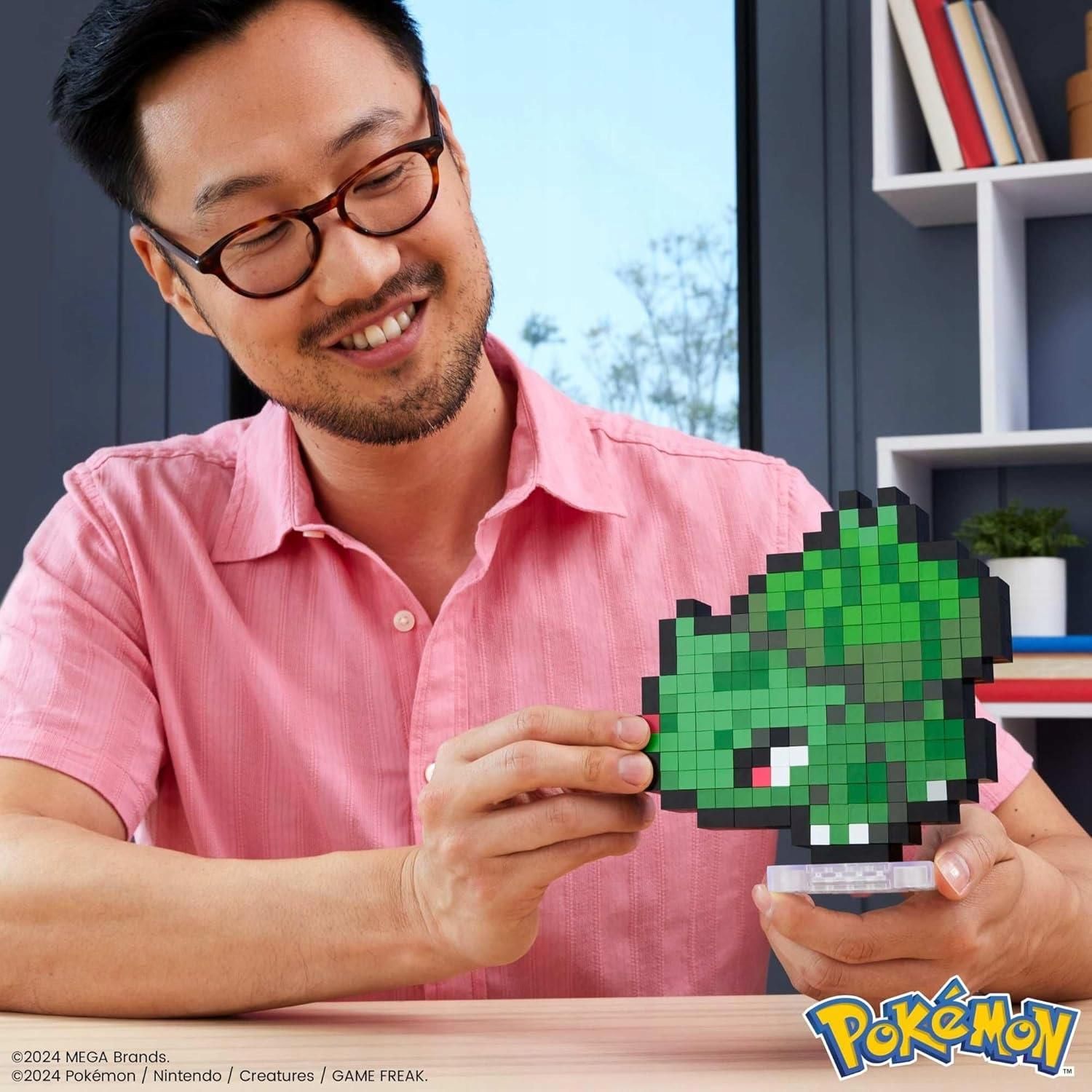 Klocki Konstrukcyjne Pokémon Bulbasaur Pixel Retro 374 Elementy 15Cm ...