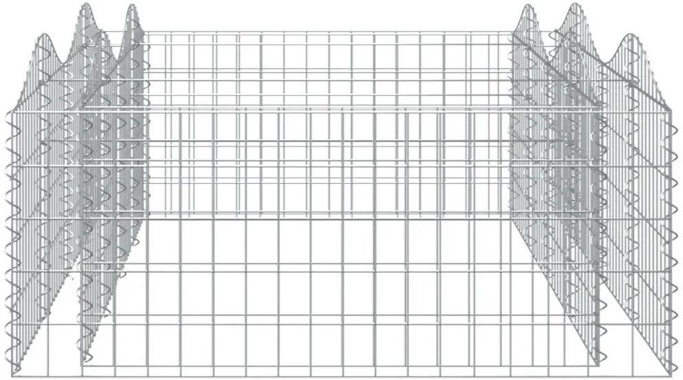 Gravora Gabion Łukowaty 200x100 50 Cm, Srebrny (G0174302) - Ceny i ...