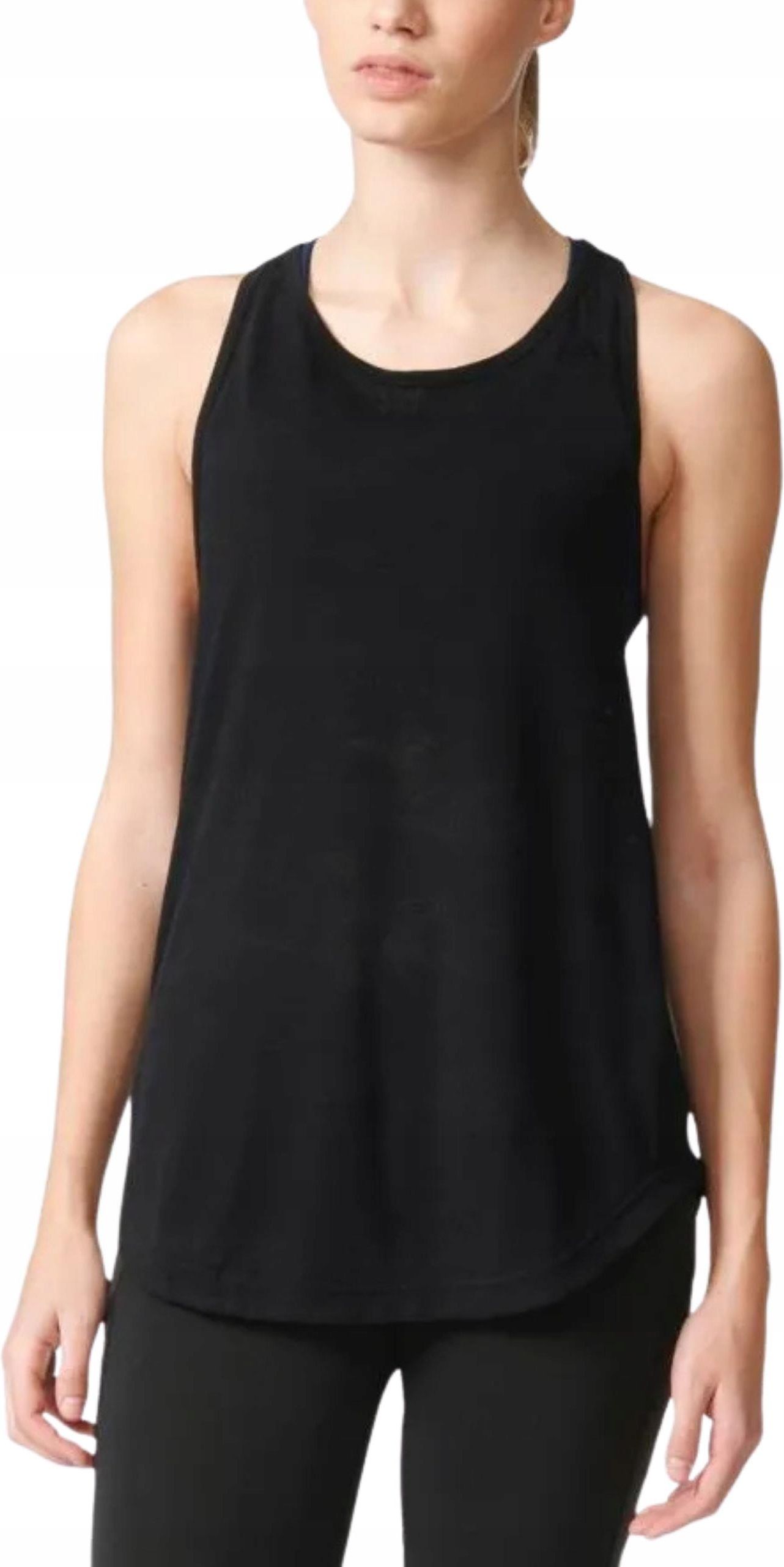 Adidas Damska Koszulka Treningowa Tank Top Deep Armhole M Czarny - Ceny ...