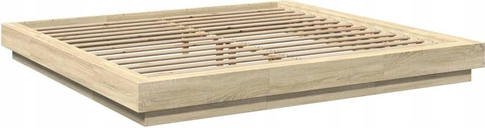 Vmp Łóżko Brązowe Rama Łóżka Ze Stelażem Do Sypialni Pokoju 200x200 cm ...