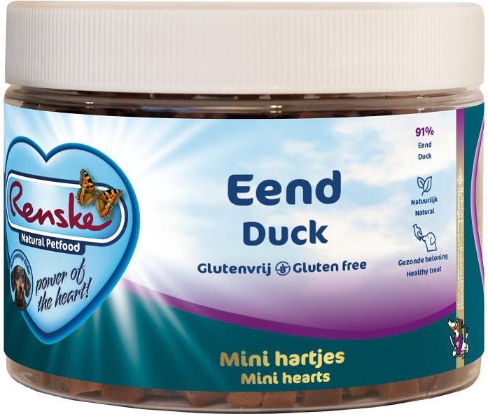 Karma Renske Natural Petfood Dog Healthy Mini Treat Duck Przysmaki Dla ...
