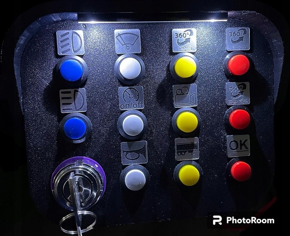 Kierownica Button Box symulator Euro Truck stacyjka Ets Ats Panel ...