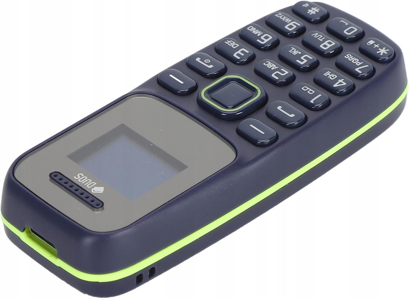 Telefon 2G odblokowany dla osób starszych 0,66 cala Dual Sim Gsm Mini ...