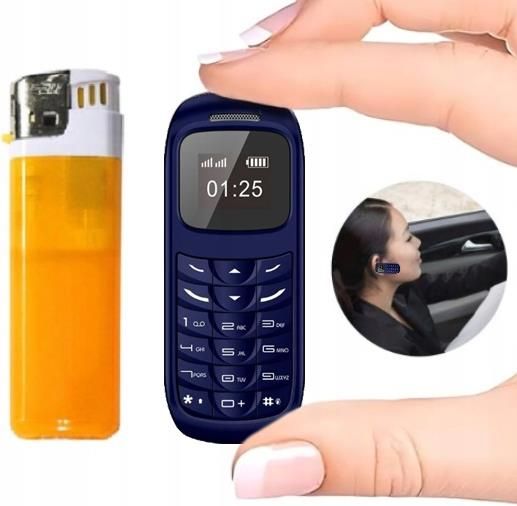 Najmniejszy Mini Telefon Świata L8star BM70 Podsłuch Zmiana Głosu ...