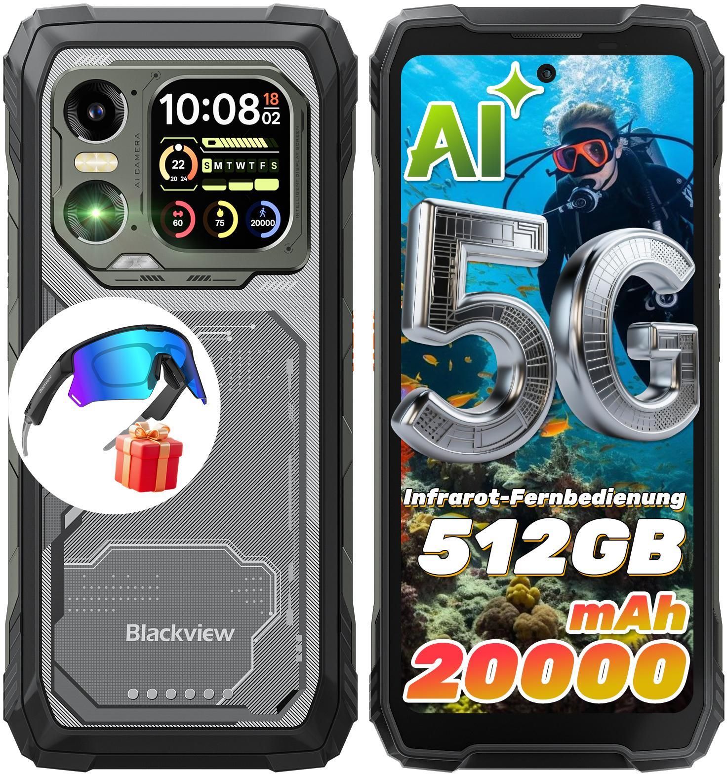 Blackview XPLORE 1 5G, Dimensity 7050, 120Hz, 20,000mAh, 55W, smartfon ...