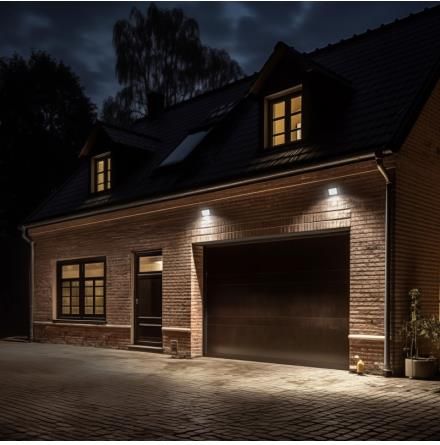 Spectrum Noctis Lux 4 Naświetlacz 20W Ww 230V Ip65 116X92X24Mm Biały ...