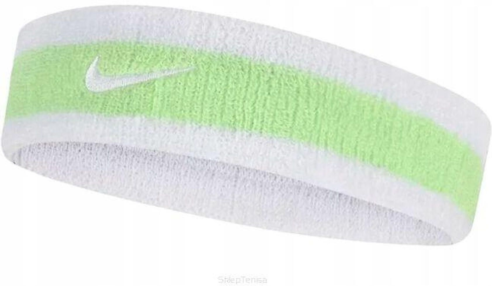 Nike Frotka tenisowa na głowę Swoosh Headband Zielone - Ceny i opinie ...