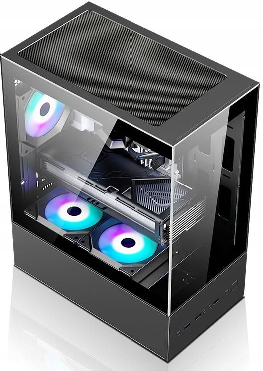 Obudowa komputerowa Cased Obudowa Akwarium Atx Usb 3.0 czarna ...