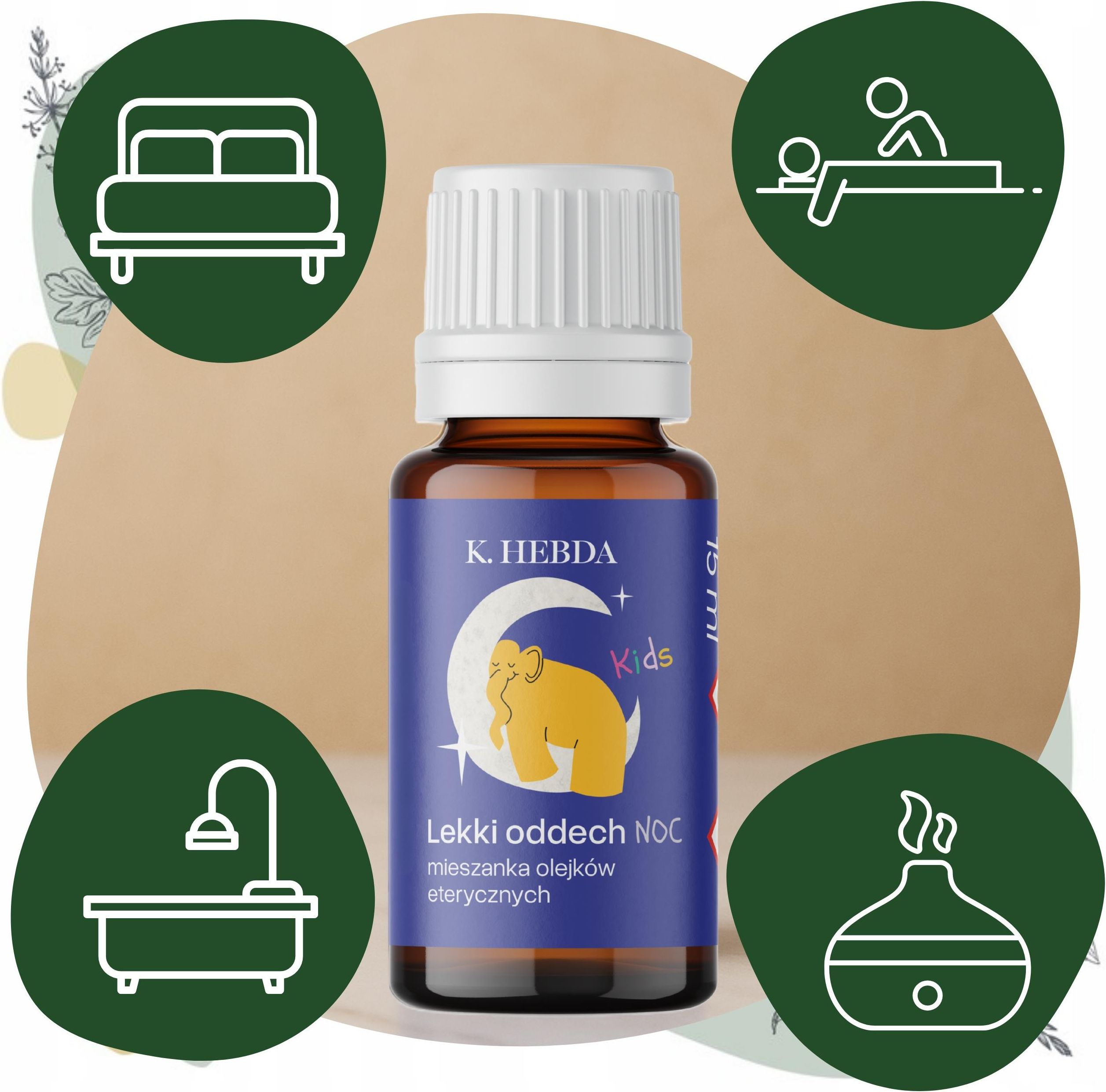 Klaudyna Hebda Nature Mieszanka Olejków Eterycznych Ziołowy 15ml ...