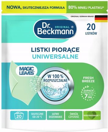 Dr. Beckmann Listki do prania uniwersalne 80 szt - Opinie i atrakcyjne ...