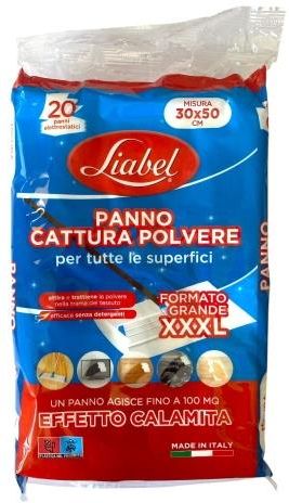 Liabel Ściereczki uniwersalne antystatyczne xxxl 20 szt. (8054377620103 ...