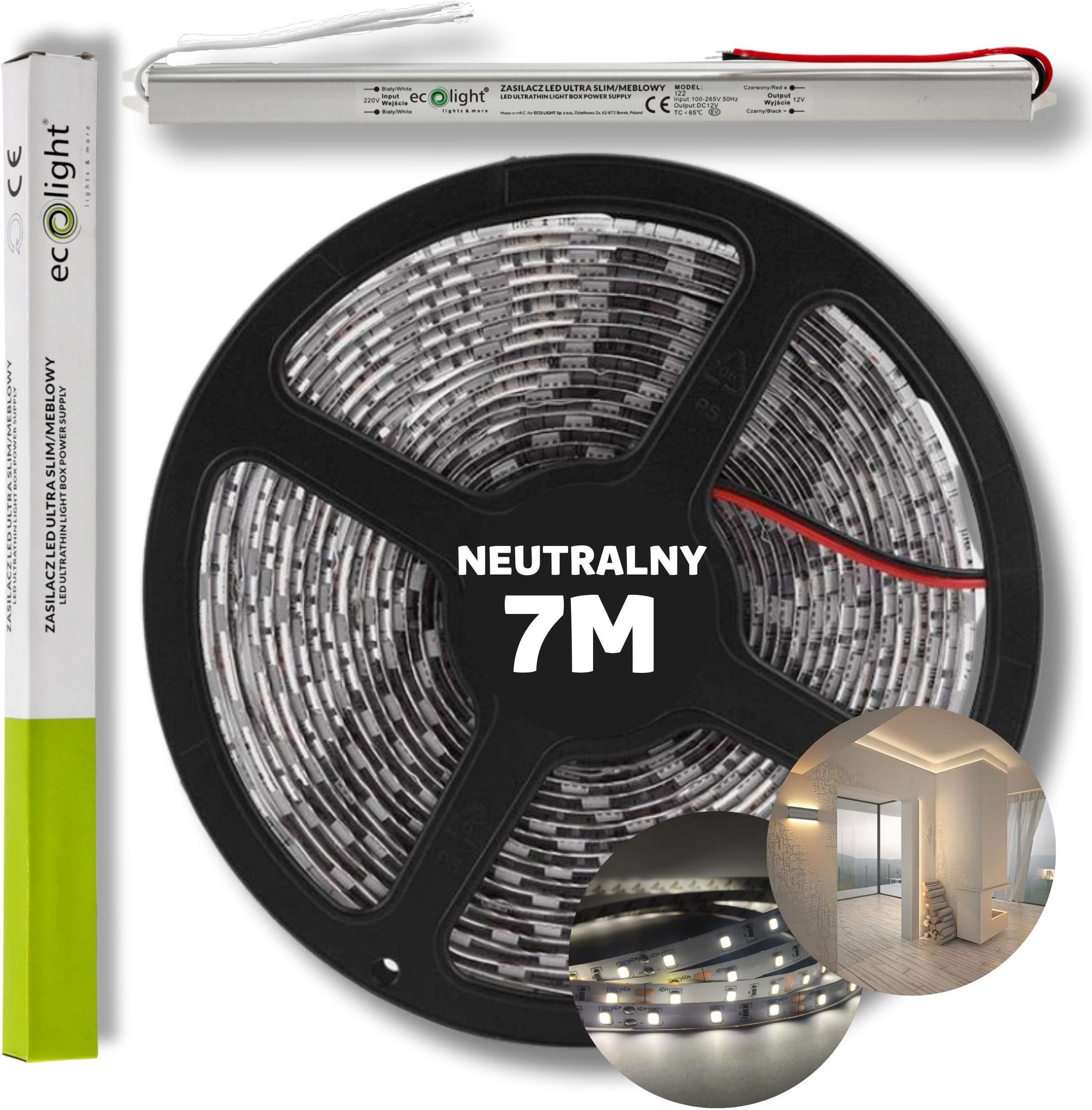 Taśma LED EZ_BN7M 7m biały neutralny (5907021180078) - Opinie i ...