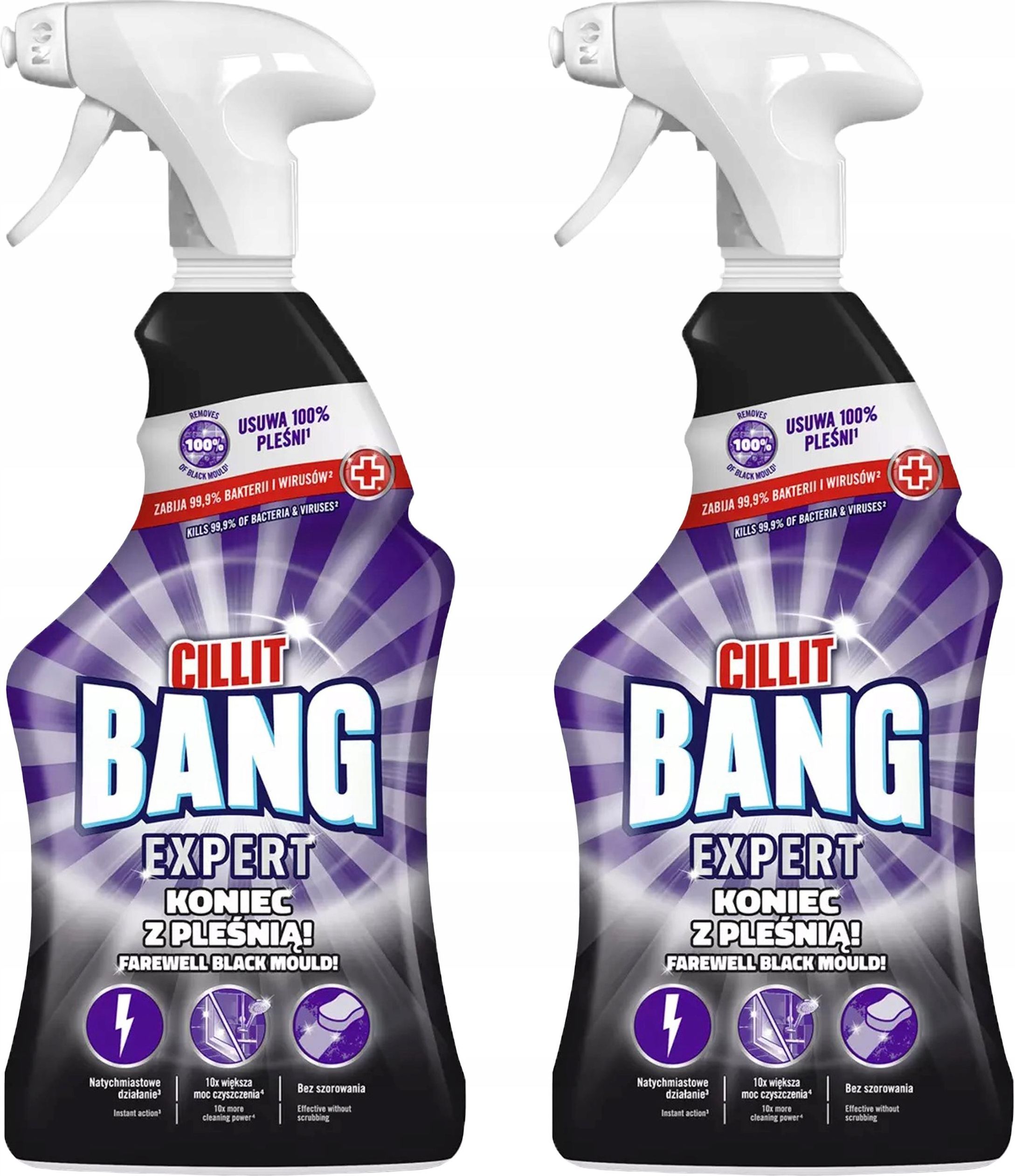 Cillit Bang spray do usuwania pleśni i osadów 2x750ml - Ceny i opinie ...