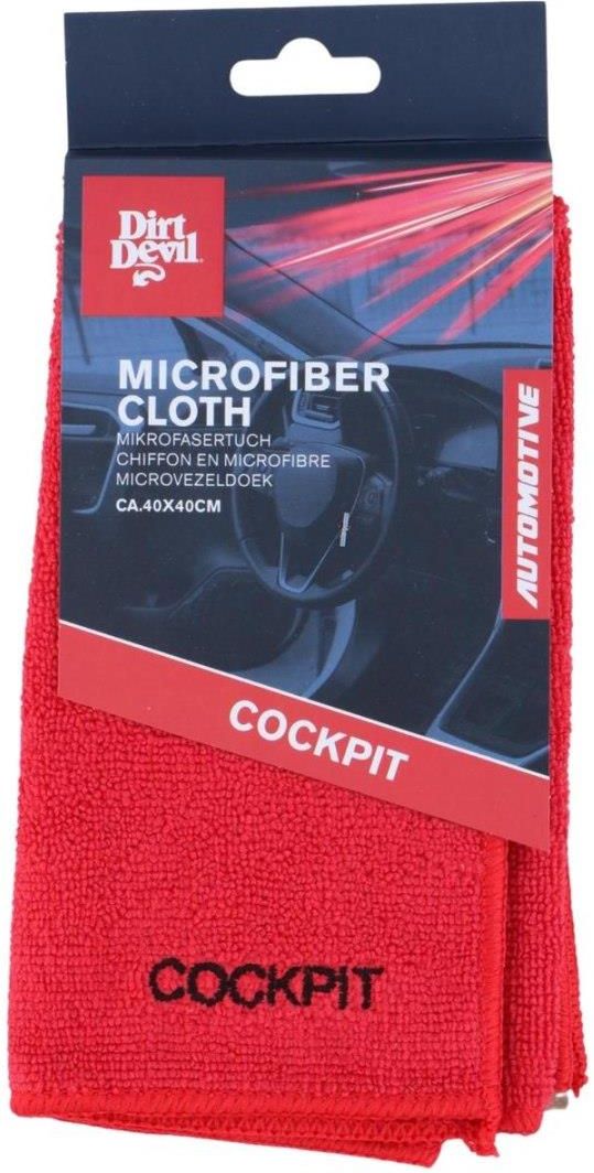 Dirt Devil Ściereczka do czyszczenia z mikrofibry 40x40 cm czerwona ...