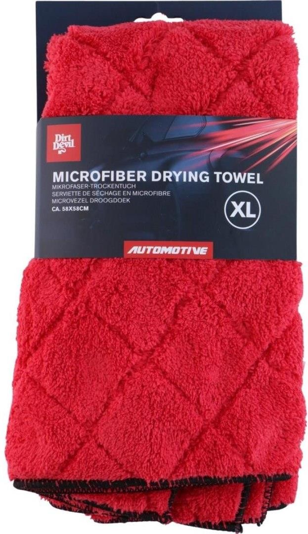 Dirt Devil Ściereczka do suszenia z mikrofibry 58x58 cm czerwona ...