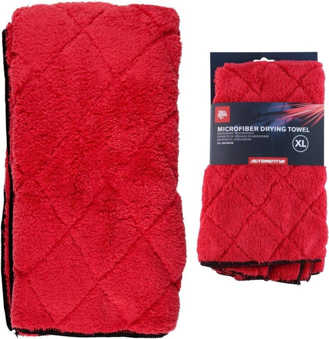 Dirt Devil Ściereczka do suszenia z mikrofibry 58x58 cm czerwona ...