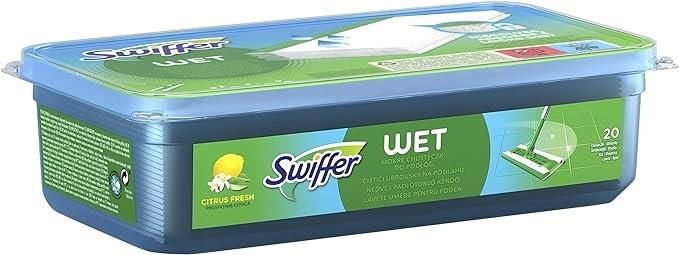 Swiffer chusteczki nawilżane do podłóg z mikrofibry antybakteryjne 40 ...