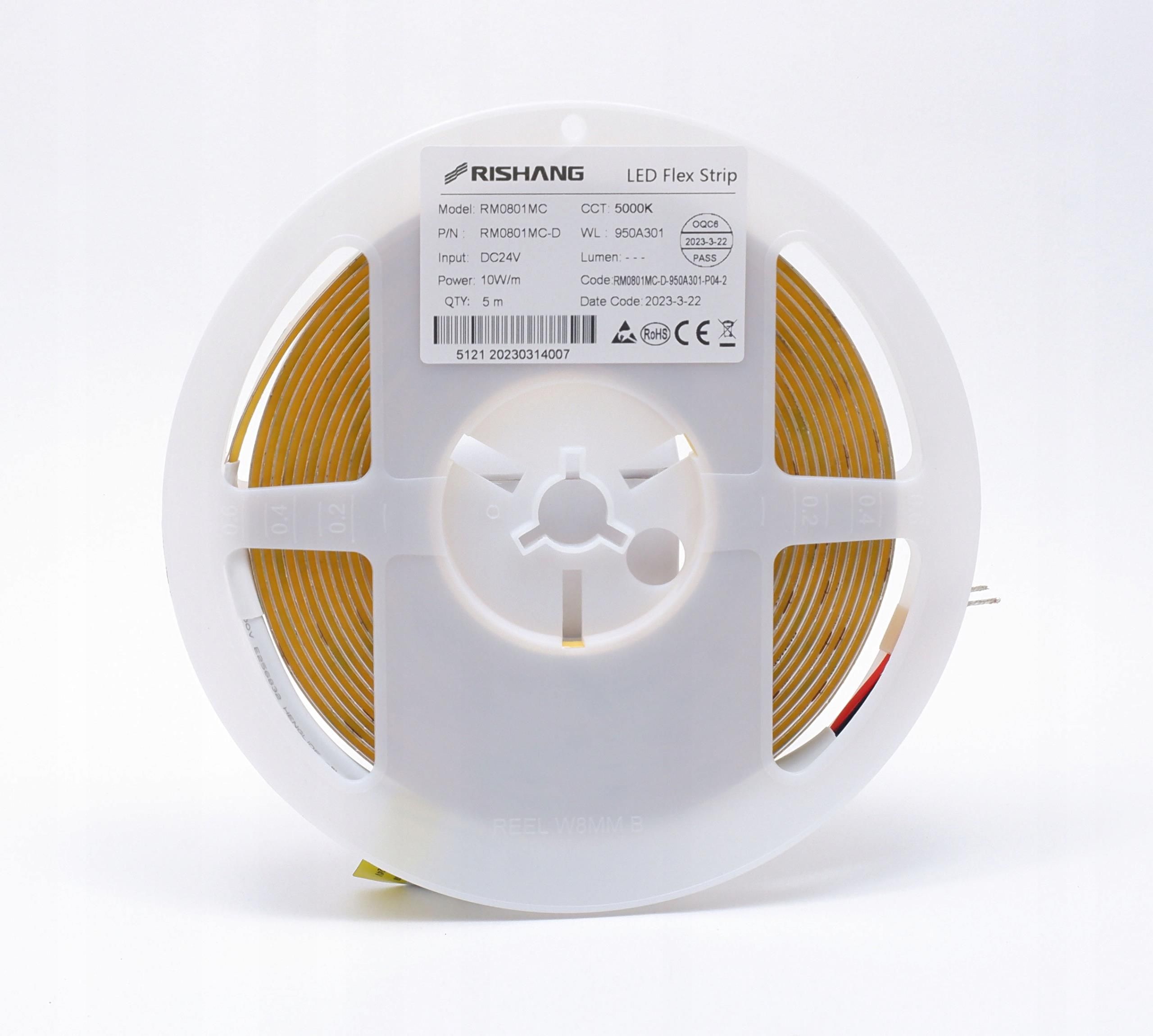 Taśma COB Rishang 320LED Premium 5m 5000K (387_RM0801MCD) - Opinie i ...
