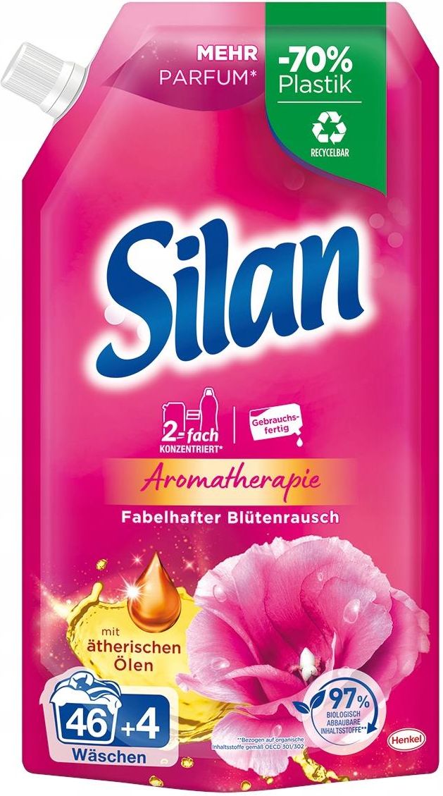 Silan Skoncentrowany płyn do płukania Aromatherapy Blossom 1650ml/50 ...