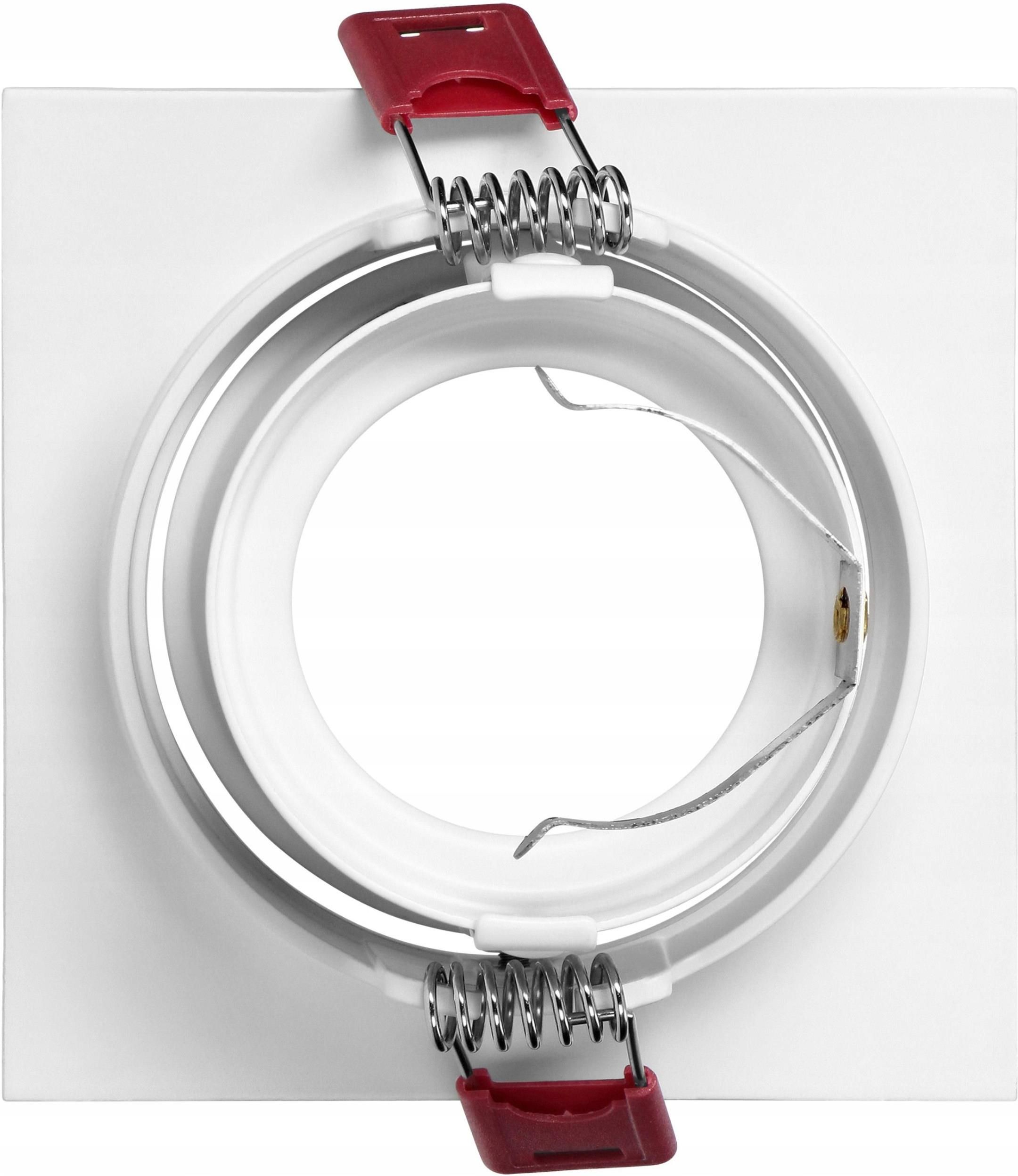 Adviti Sufitowa Wpuszczana Oprawa Halogenowa GU10 Biało-złota ...